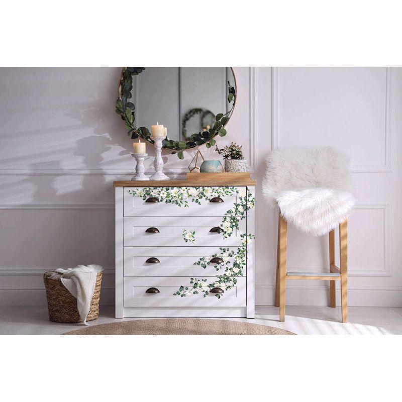 Ægbækgaard - Uldtrolden. Re-design with Prima - Trellis Flowers - 61 x ...